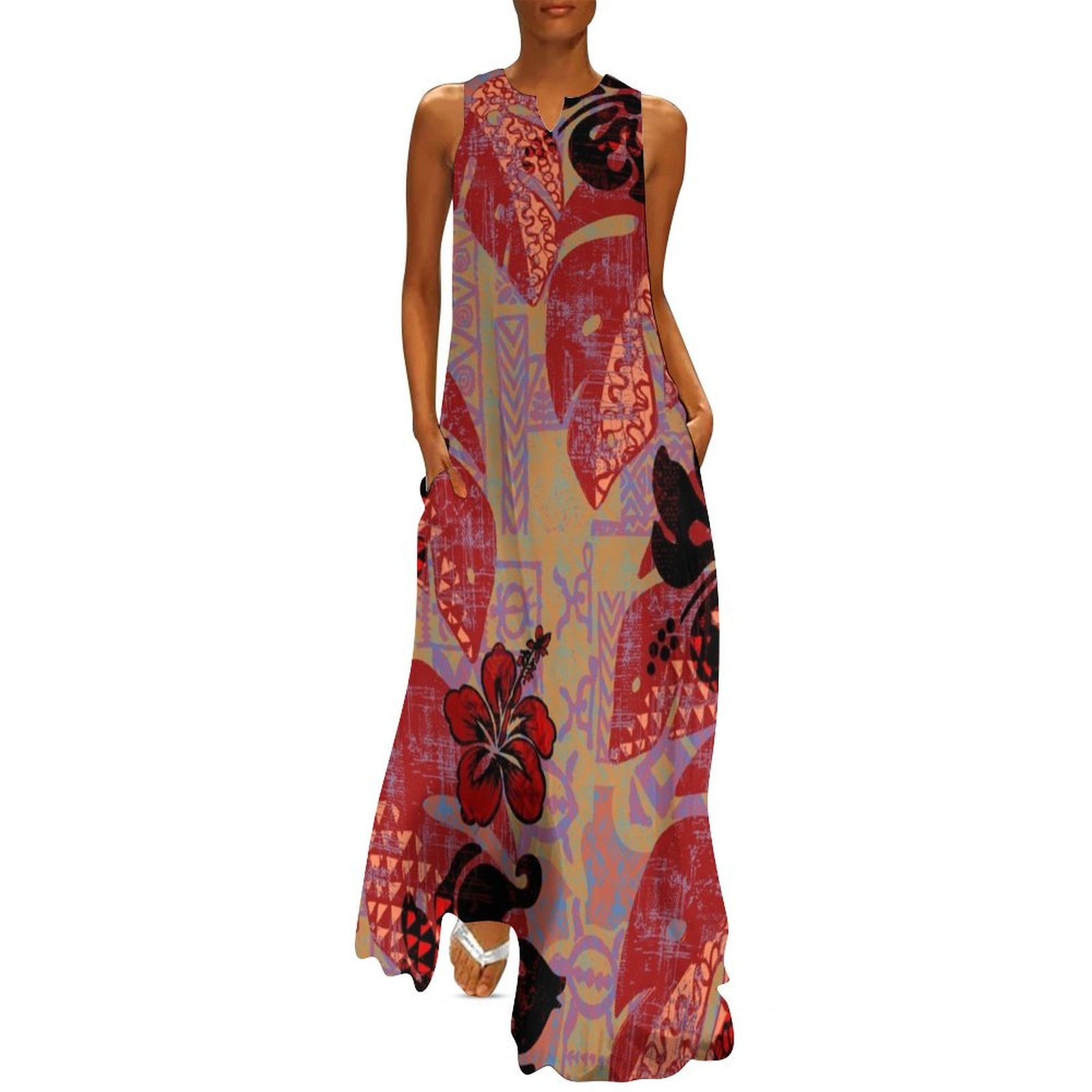 On Fire Kona Tropical Floral Long Dress women formal occasion dresses ...