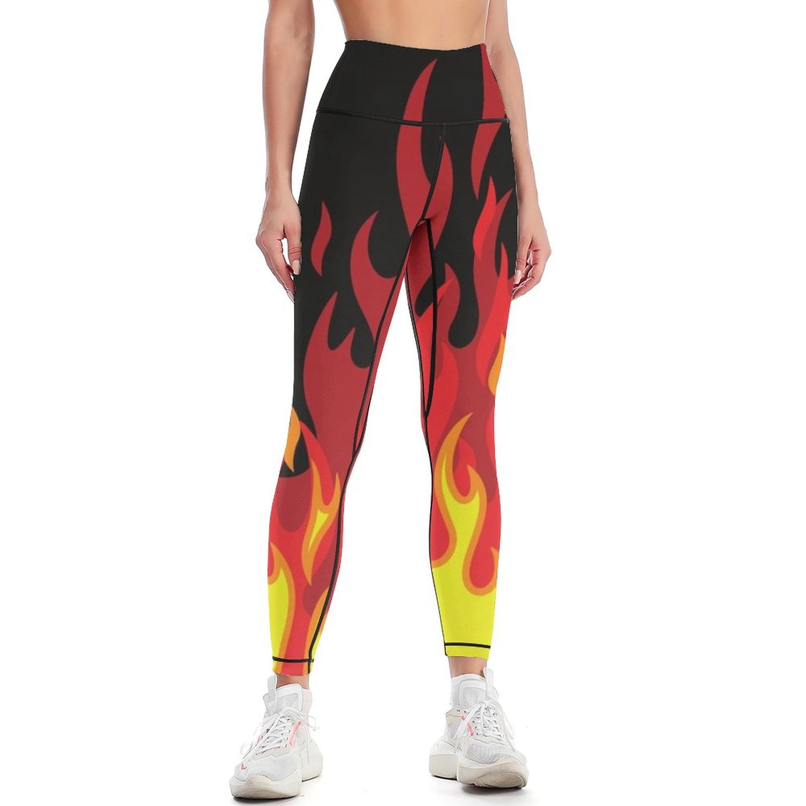 On Fire Mask Leggings for physical Fitness clothing Womens Leggings ...