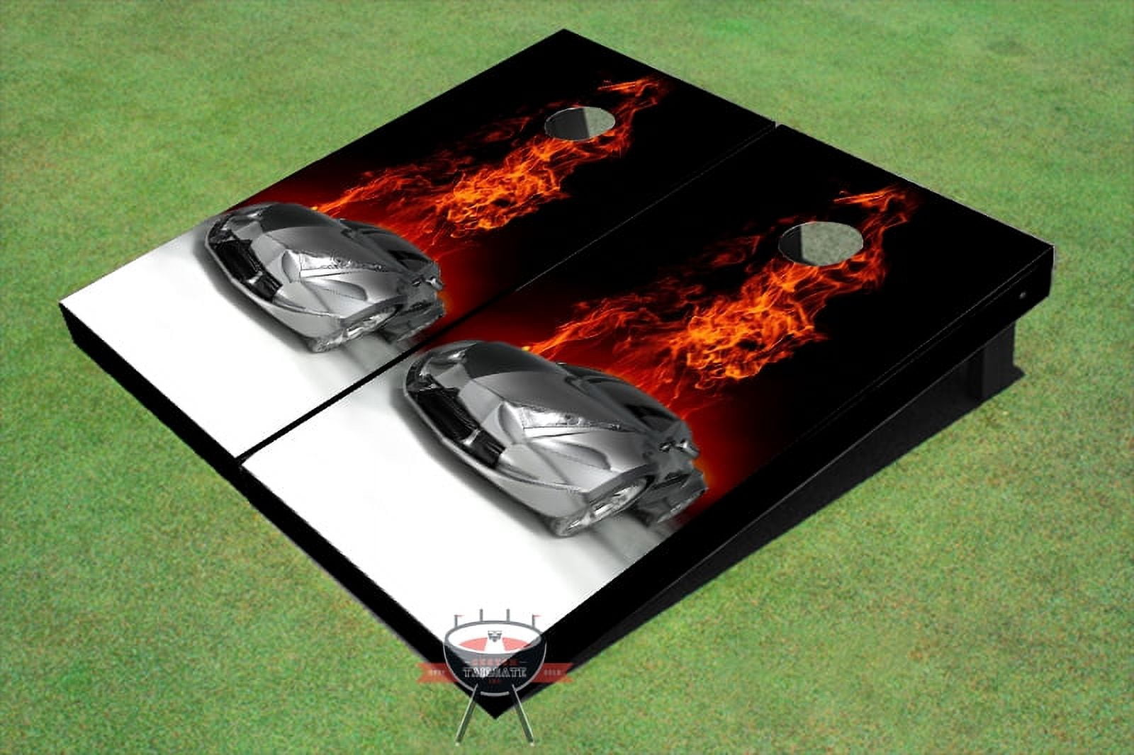 On Fire Themed Cornhole Boards - Walmart.com
