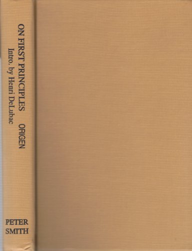 Pre-Owned On First Principles-Being Koetschau's Text of the de ...