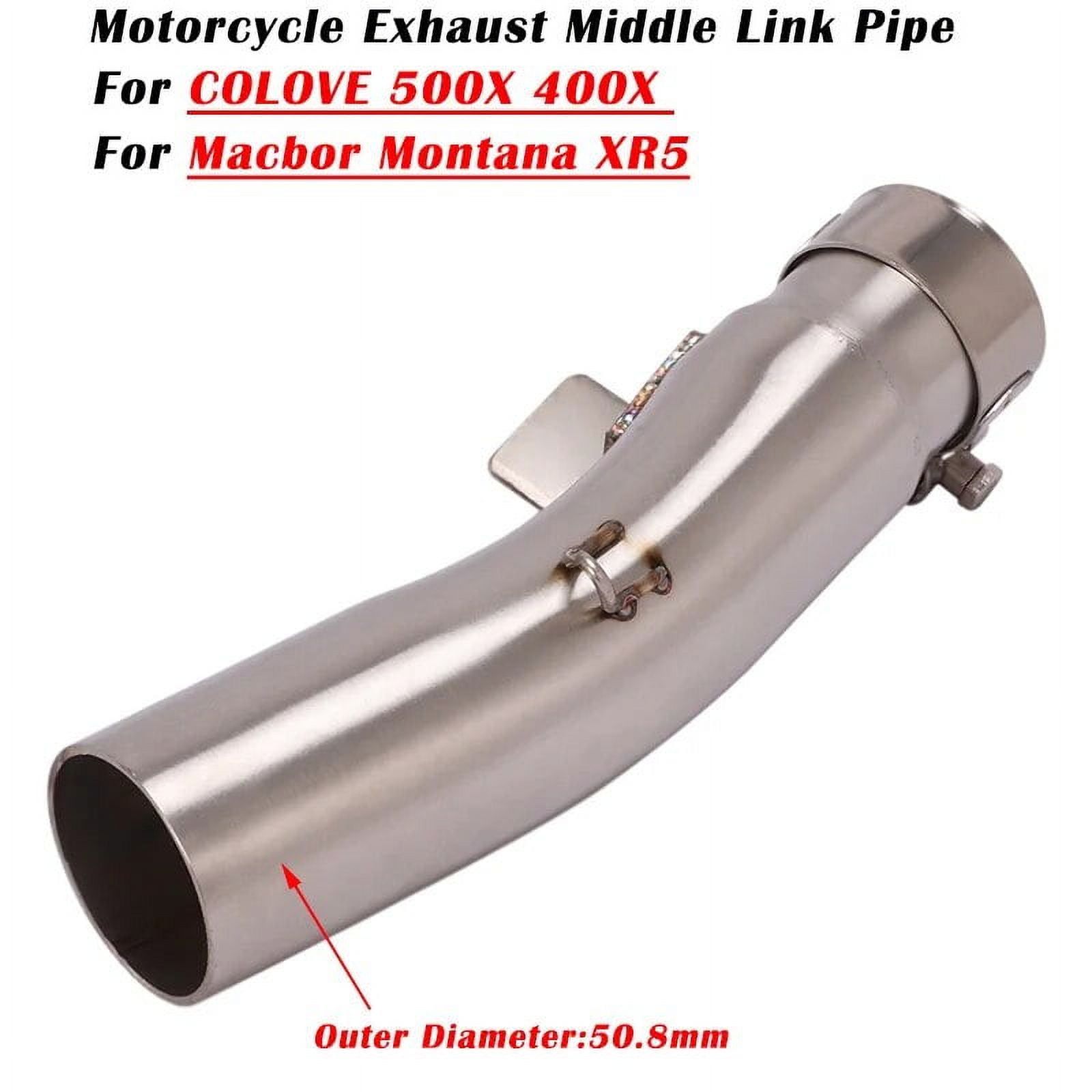 On For COLOVE 500X 400X Macbor Montana XR5 Motorcycle Exhaust System ...