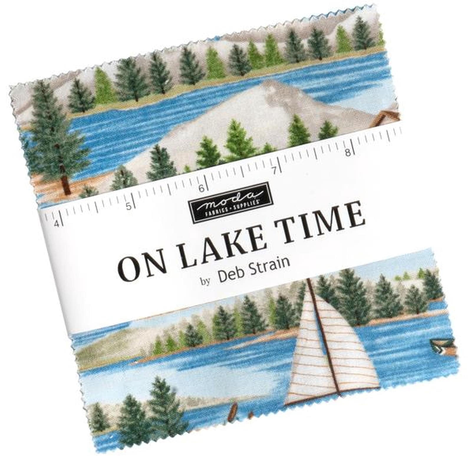 On Lake Time Charm Pack by Deb Strain; 42 - 5" Precut Fabric Quilt ...