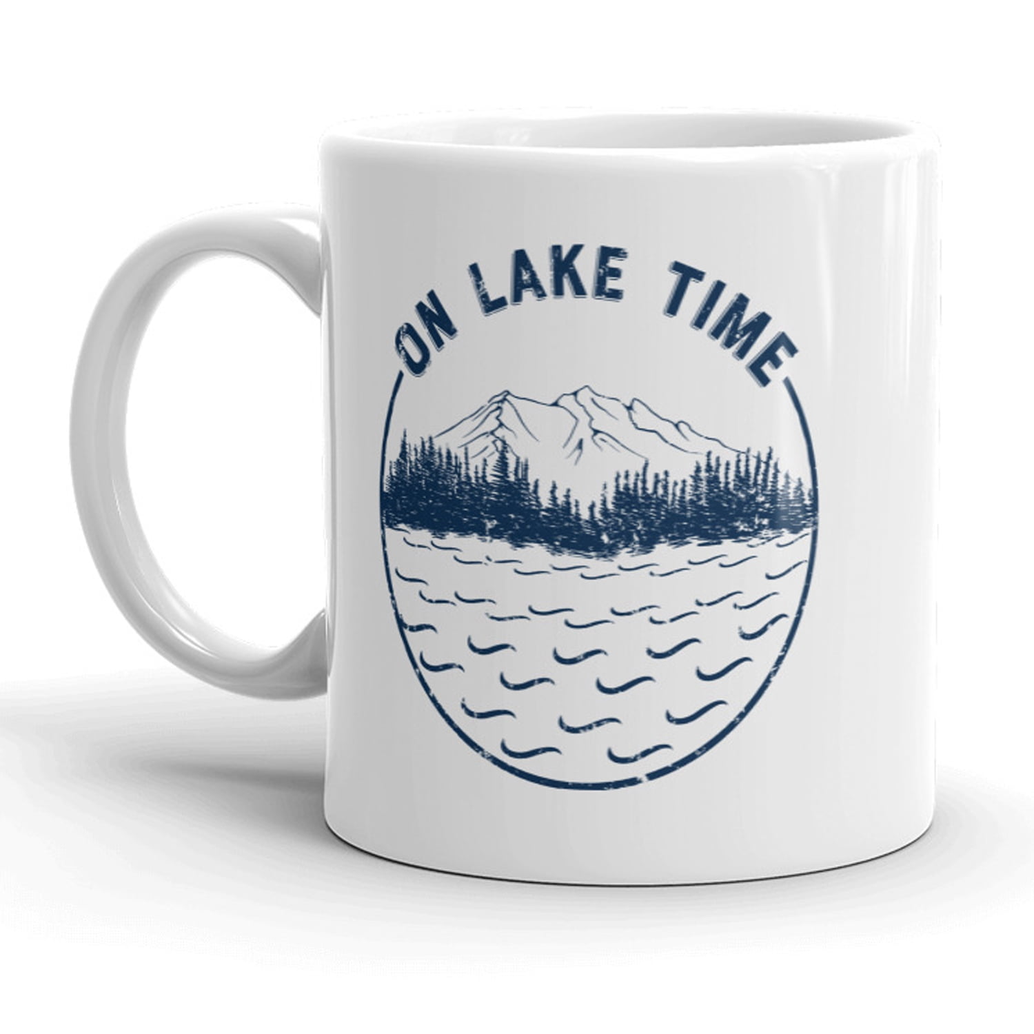 On Lake Time Mug Funny Summer Vacation Coffee Cup - 11oz - Walmart.com