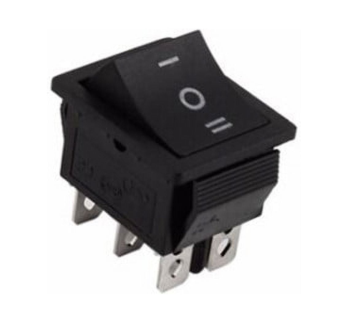 (On)Off(On) Large Black Rectangle Rocker Switch 6-Pin Dpdt 12V YIWEI ...