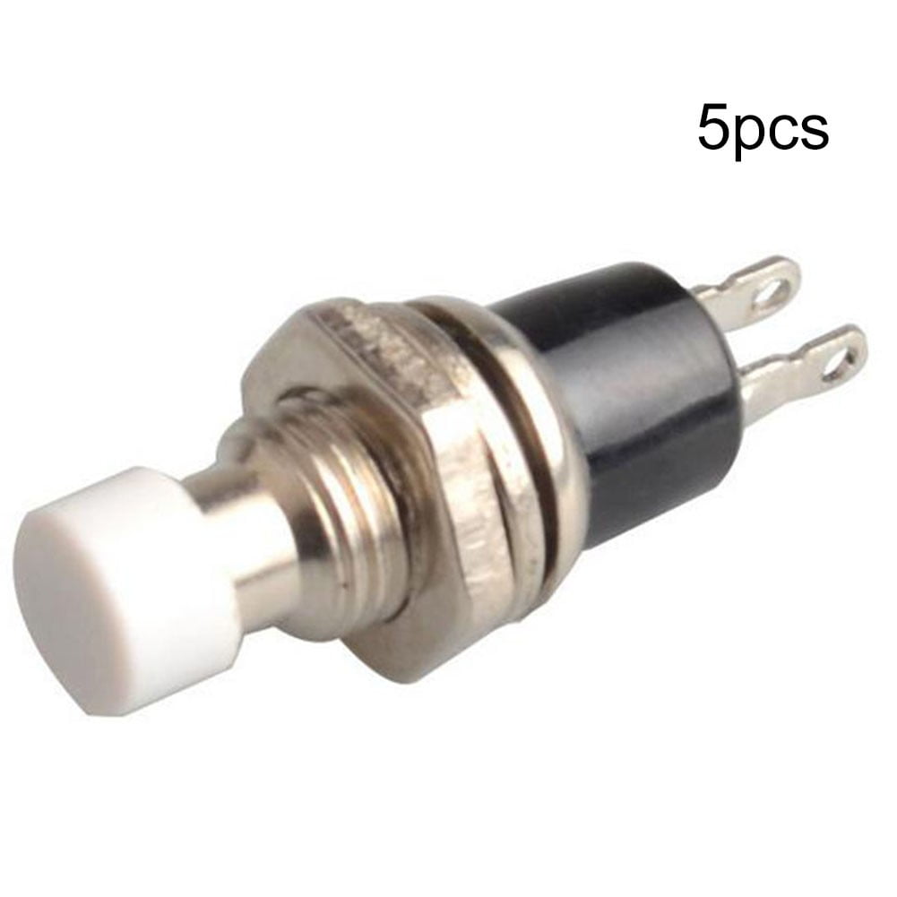On-Off Switch Push Button Switch Pin Welding Spare Parts 7Mm Panel Cut ...