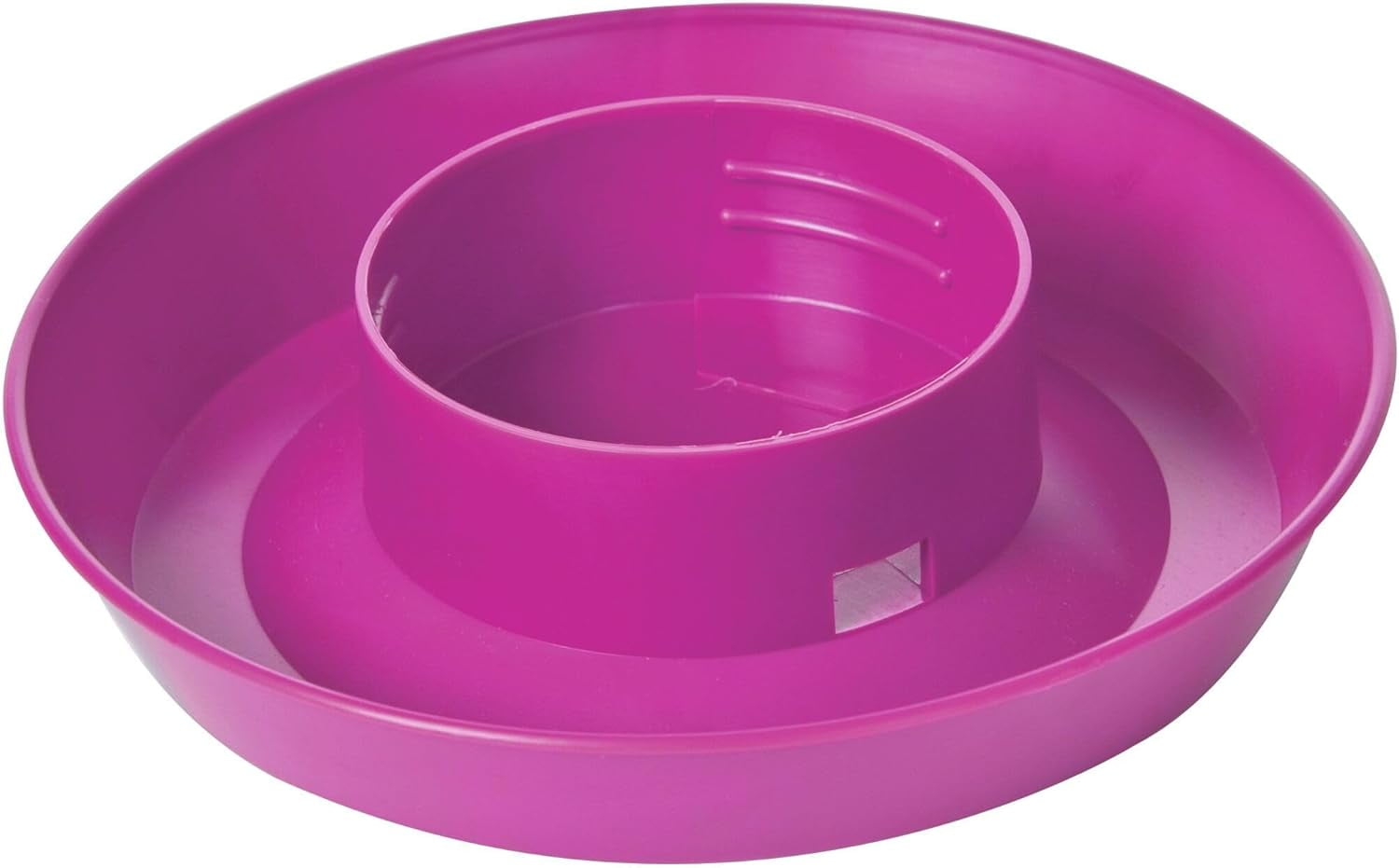 -On Poultry Waterer Base | Heavy Duty Plastic Water Tray Base for ...
