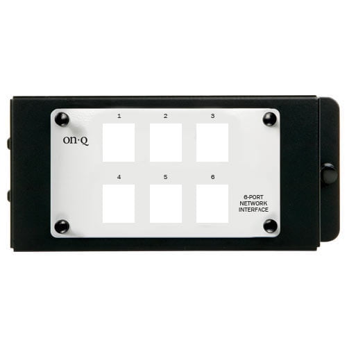 On-Q/Legrand 6-Port Unpopulated Network Interface Module (AC1001 ...
