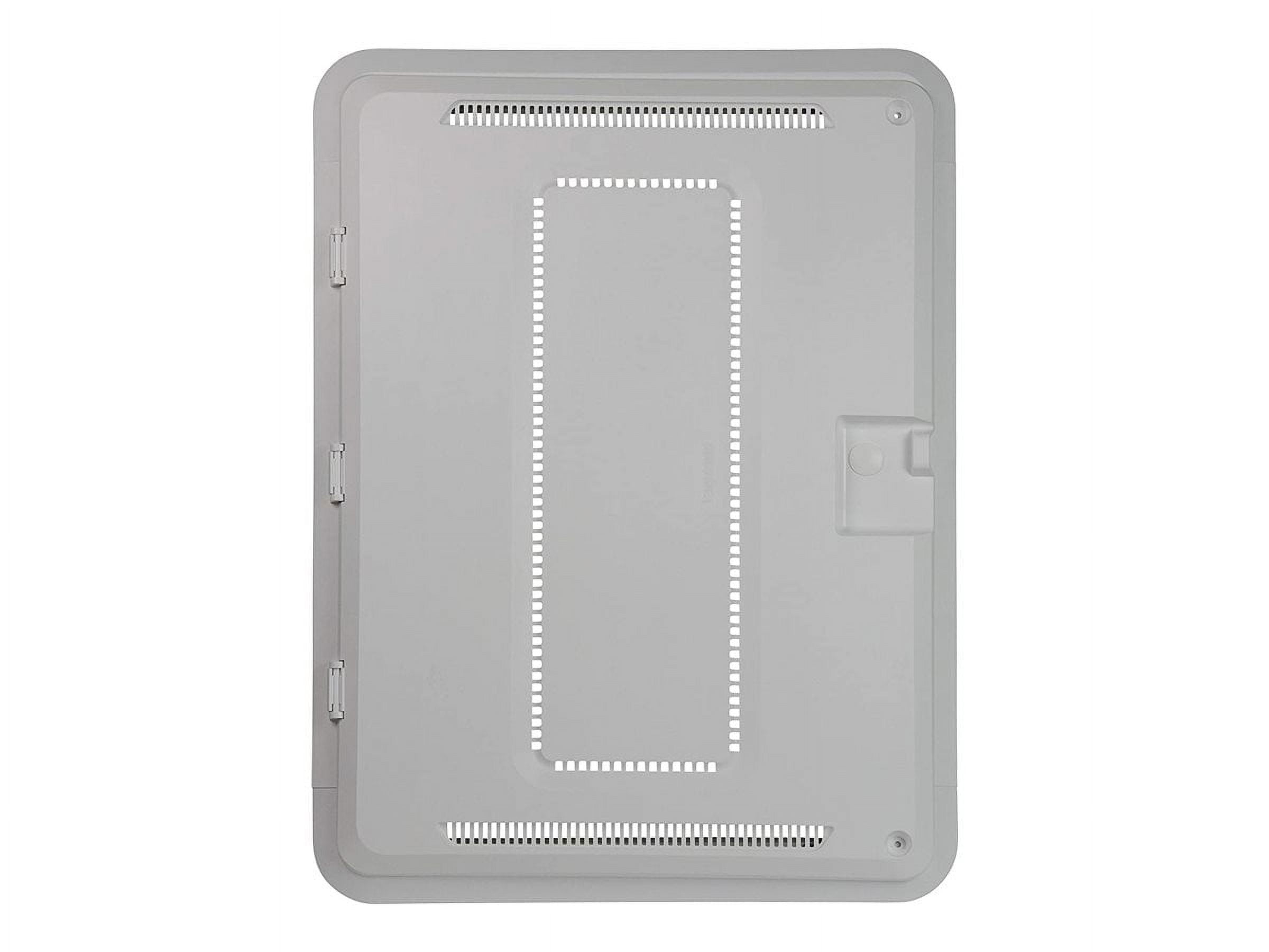 On-Q 20-Inch Plastic Media Enclosure with Trim Ring and Hinged Door ...