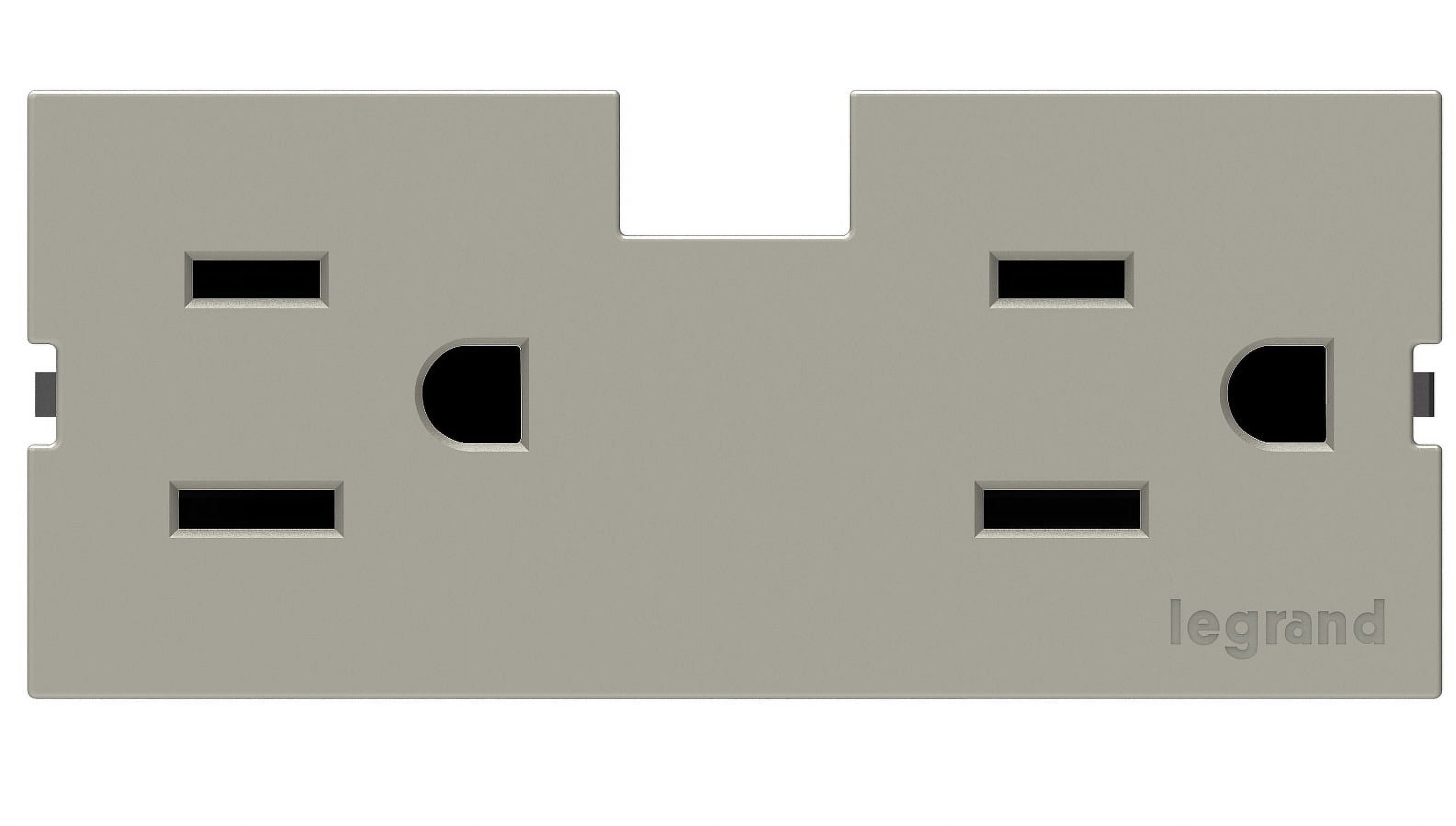 On-Q Outlet Module (15A), Titanium - Walmart.com