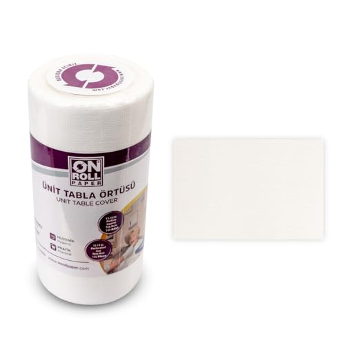 On Roll Paper 100-Pack Disposable Dental Bibs 13" X 18" - 2 Ply ...