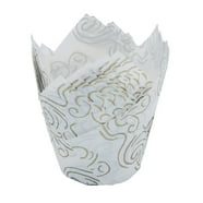 Himition 300Pcs Rainbow Cake Cup Cupcake Wrappers Paper Cups Heat ...