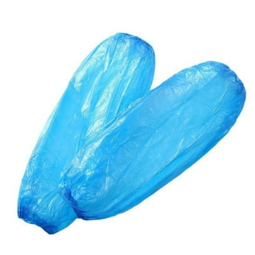 Tripumer 100 Pcs Disposable Arm Sleeves Covers Waterproof PE ...