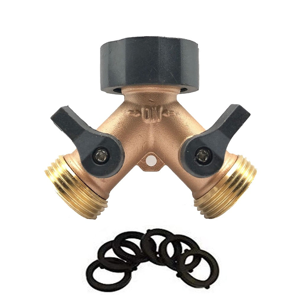 On Sale!Garden Hose Splitter Adapter 2 Way Tap Hose Connector Water ...