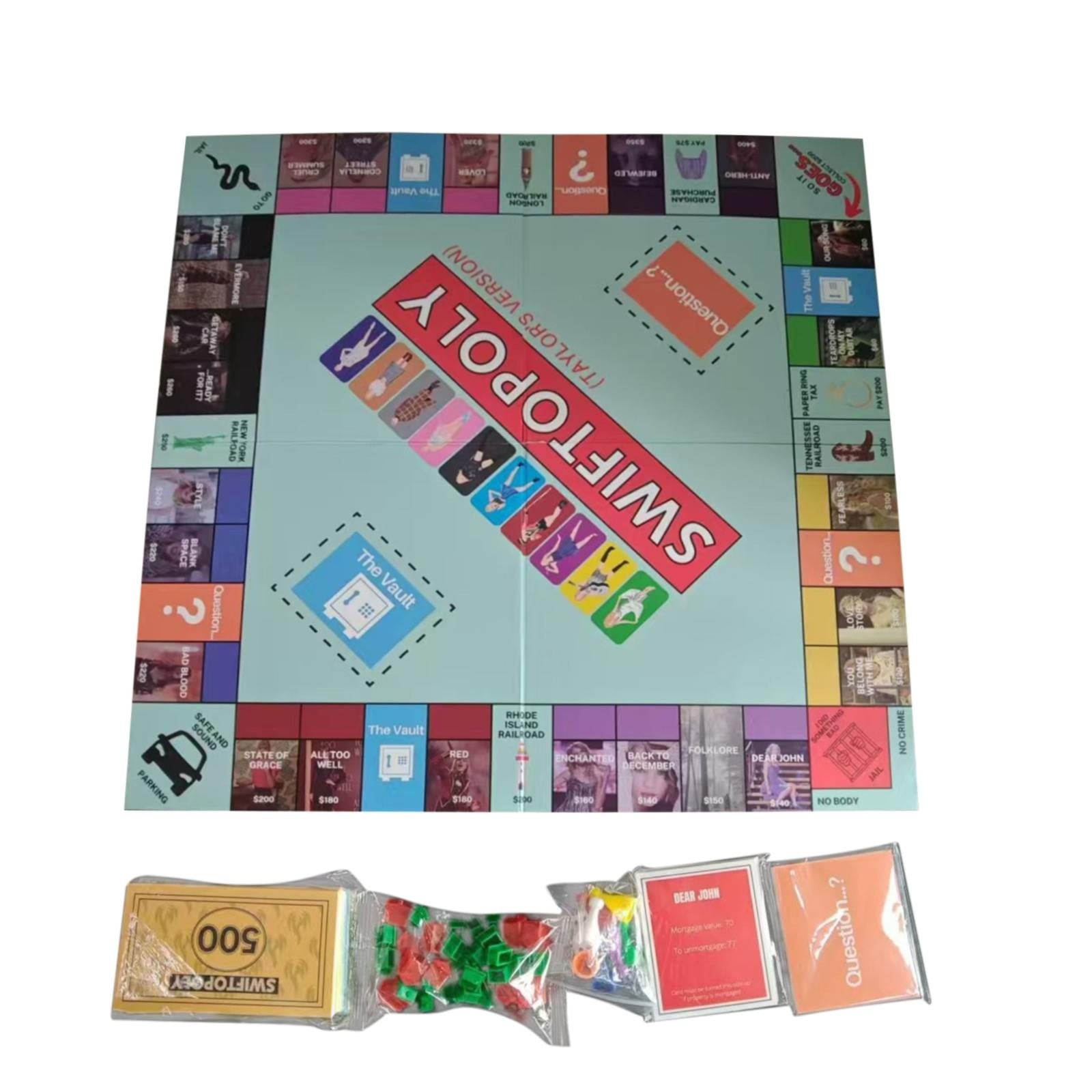 On Sale! The Card Game! Taylor Monopoly Board Game1X Monopoly ...