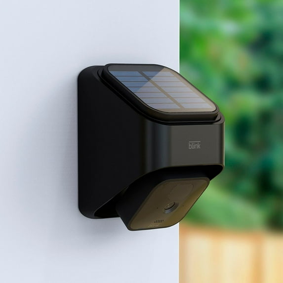 On Security Camera with Solar Panel Charging Mount Add-On Outdoor ...