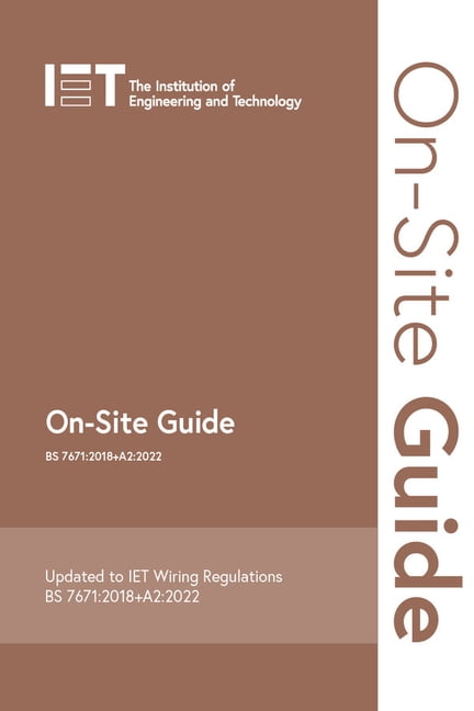 On-Site Guide (BS 7671:2018+A2:2022) - Walmart Business Supplies