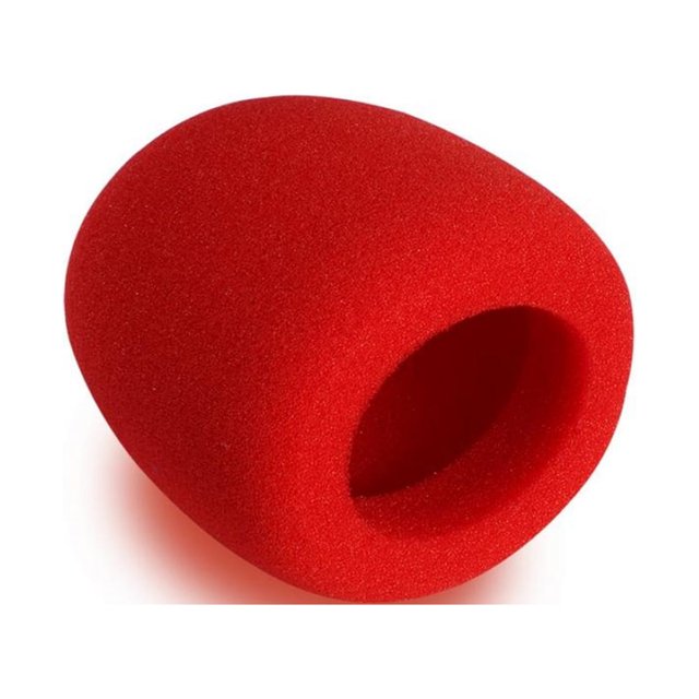 On-Stage ASWS58-R Foam Windscreen, Red - Walmart.com