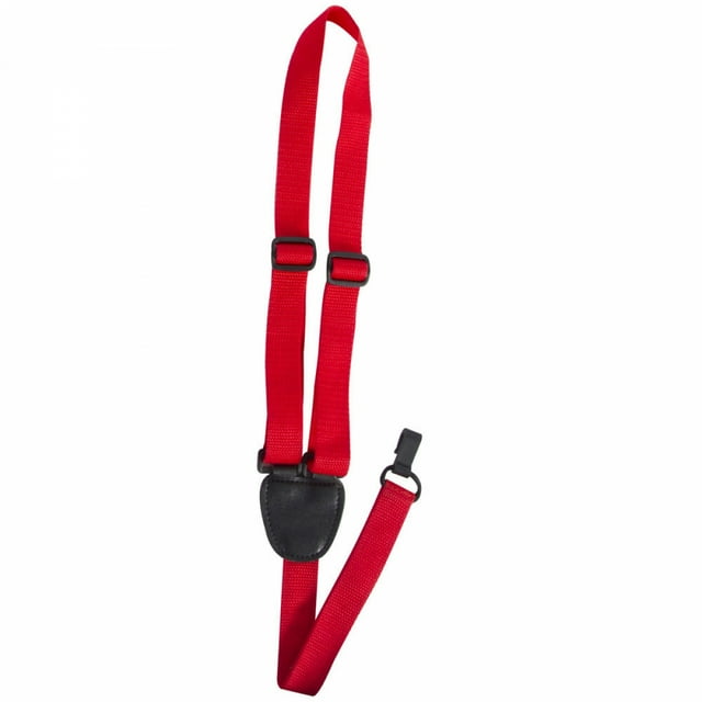 On-Stage GSA70R Ukulele Strap, Red - Walmart.com