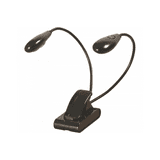 On-Stage LED204 Dual Head 4 LED Clip Light - Walmart.com