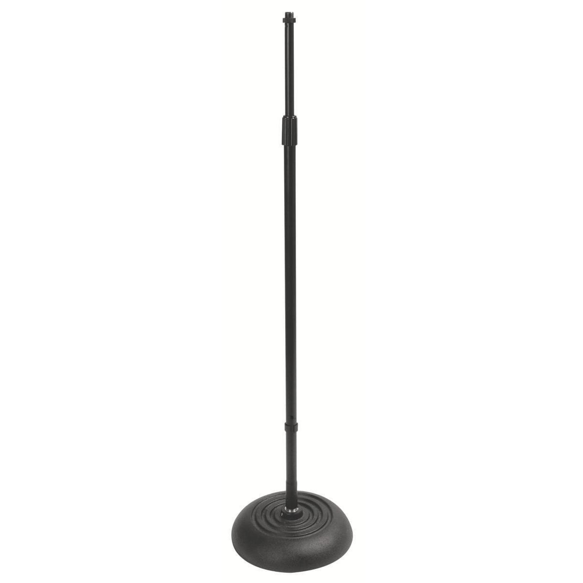 On-Stage MS7201QTR Quarter-Turn Round Base Microphone Stand - Walmart.com