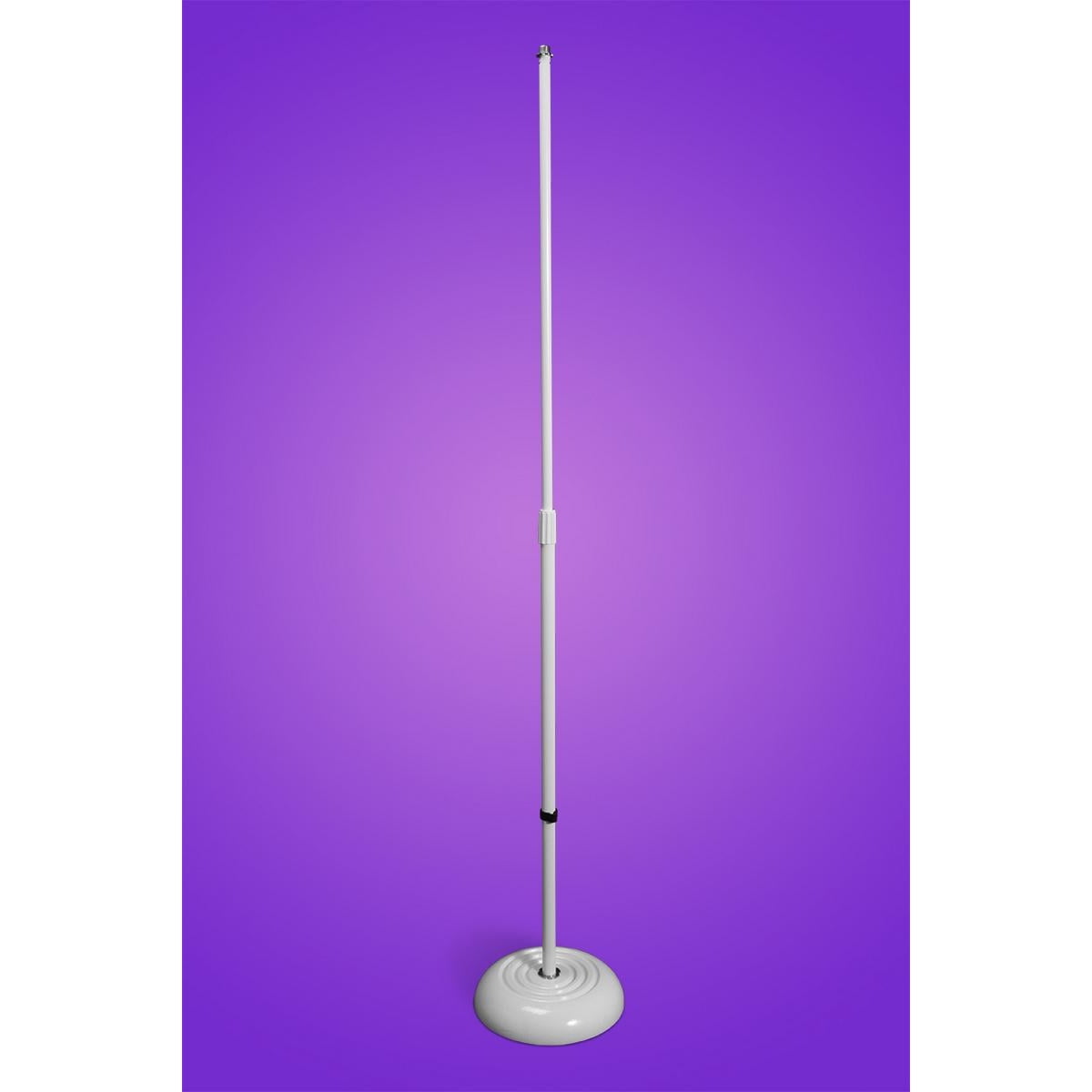On-Stage MS7201W Round Base Mic Stand, White - Walmart.com
