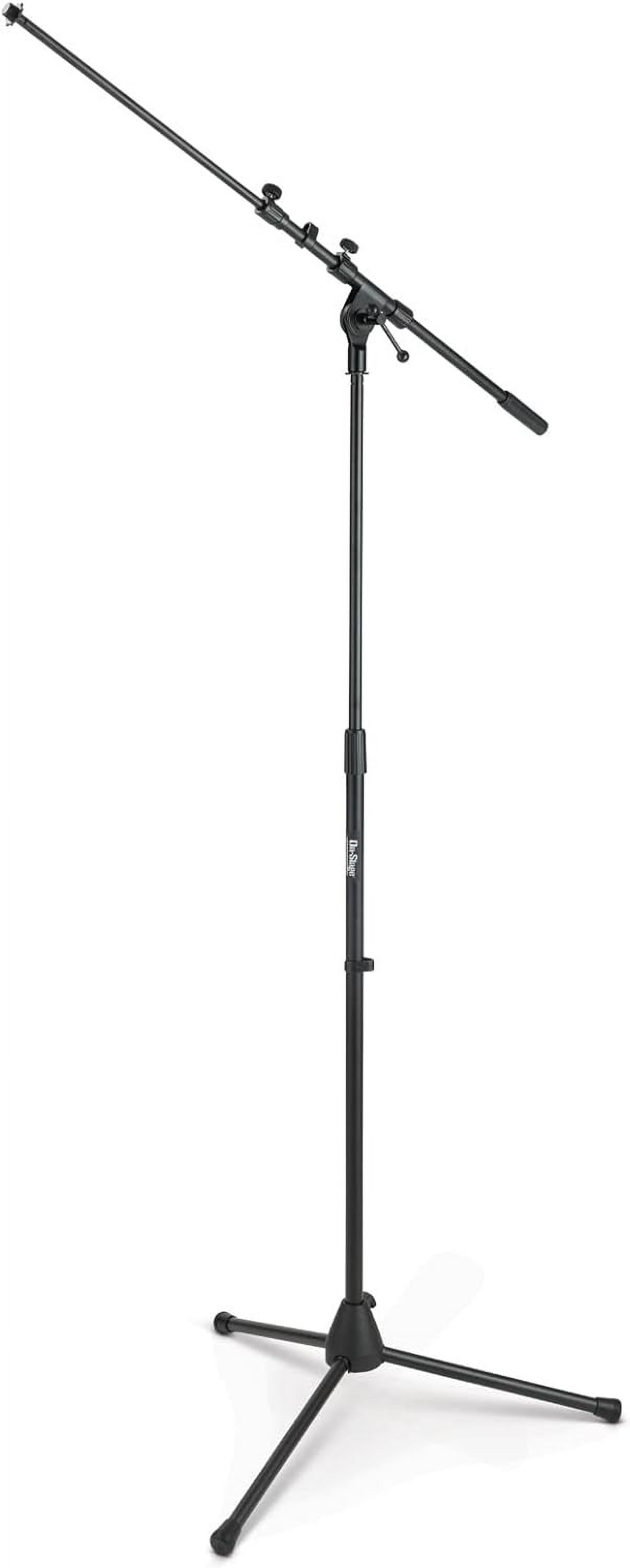 On-Stage MS7701TB Telescoping Euro Boom Mic Stand (Setup for Vocal and ...