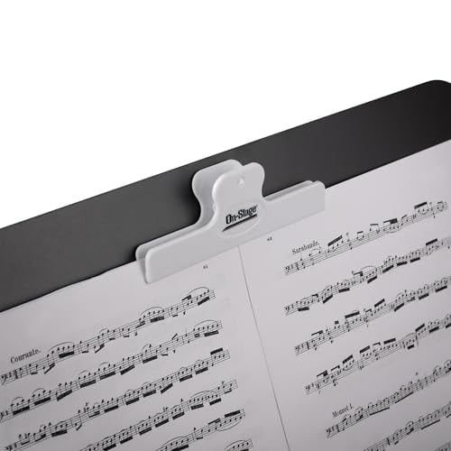 On-Stage Music Book Clip - Piano Accessories,Holds Books Open ...