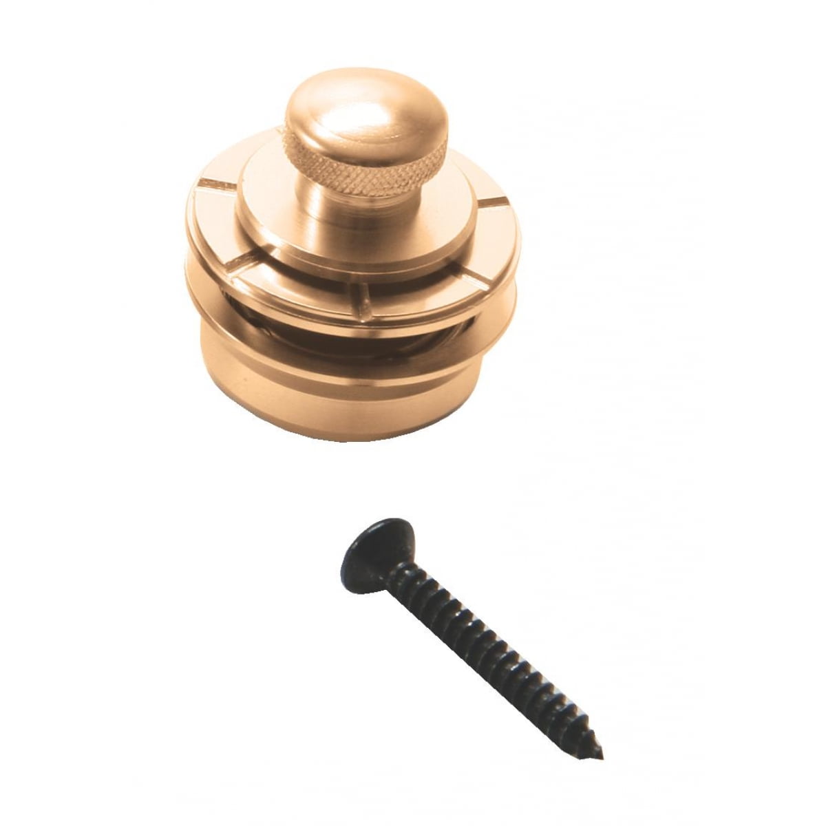 On-Stage NSL7200G Solid Brass Strap Lock - Gold - Walmart.com