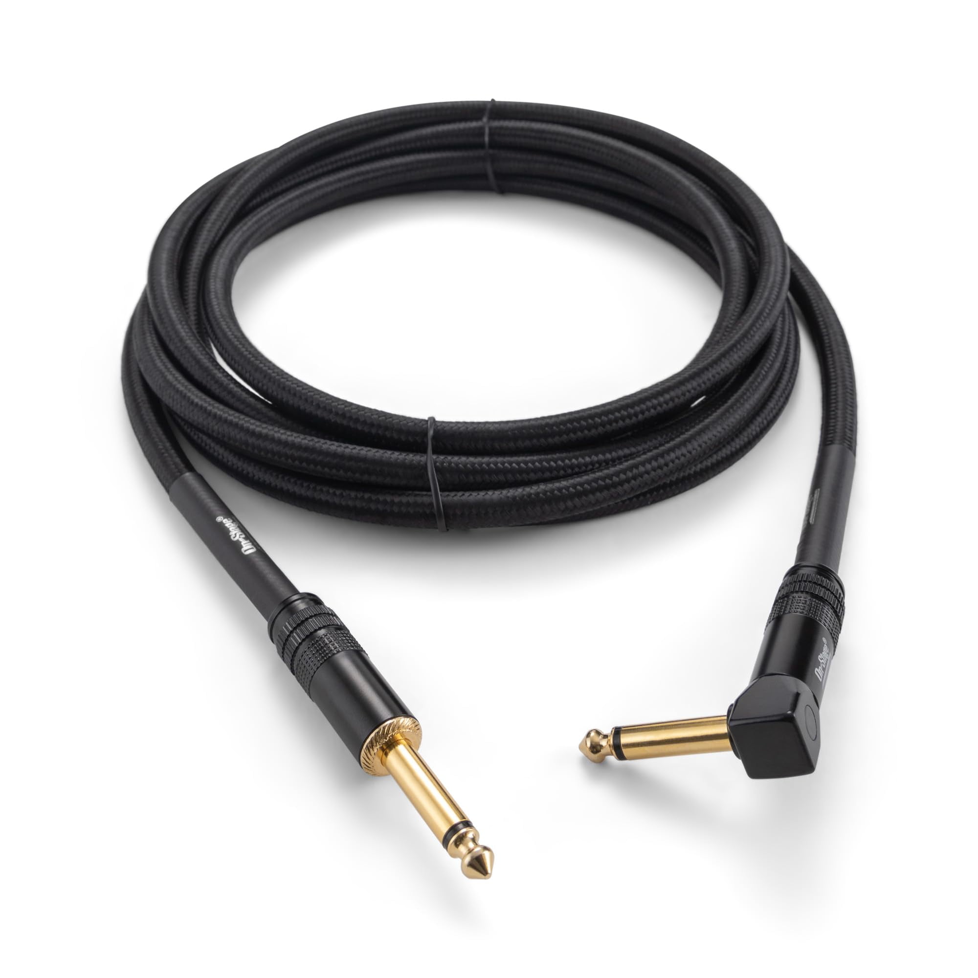 On-Stage Production-Grade ICR-15 Braided Instrument Cable (Gold Plated ...