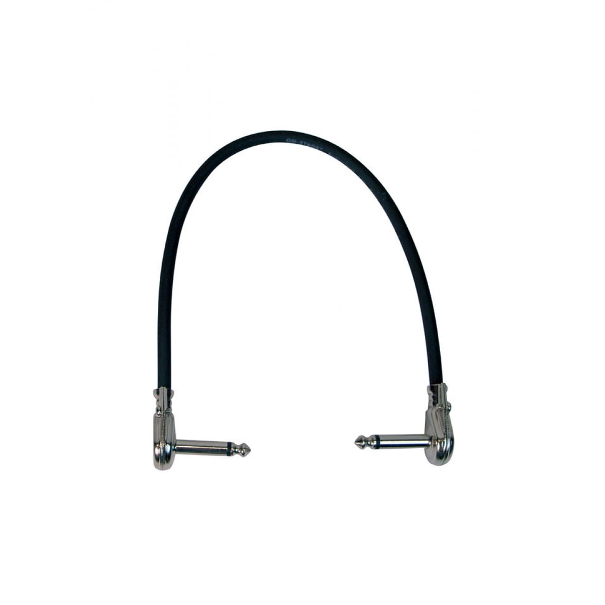 On-Stage Stands 1' Patch Cable w/ Pancake Connectors (Black) (PC512B ...