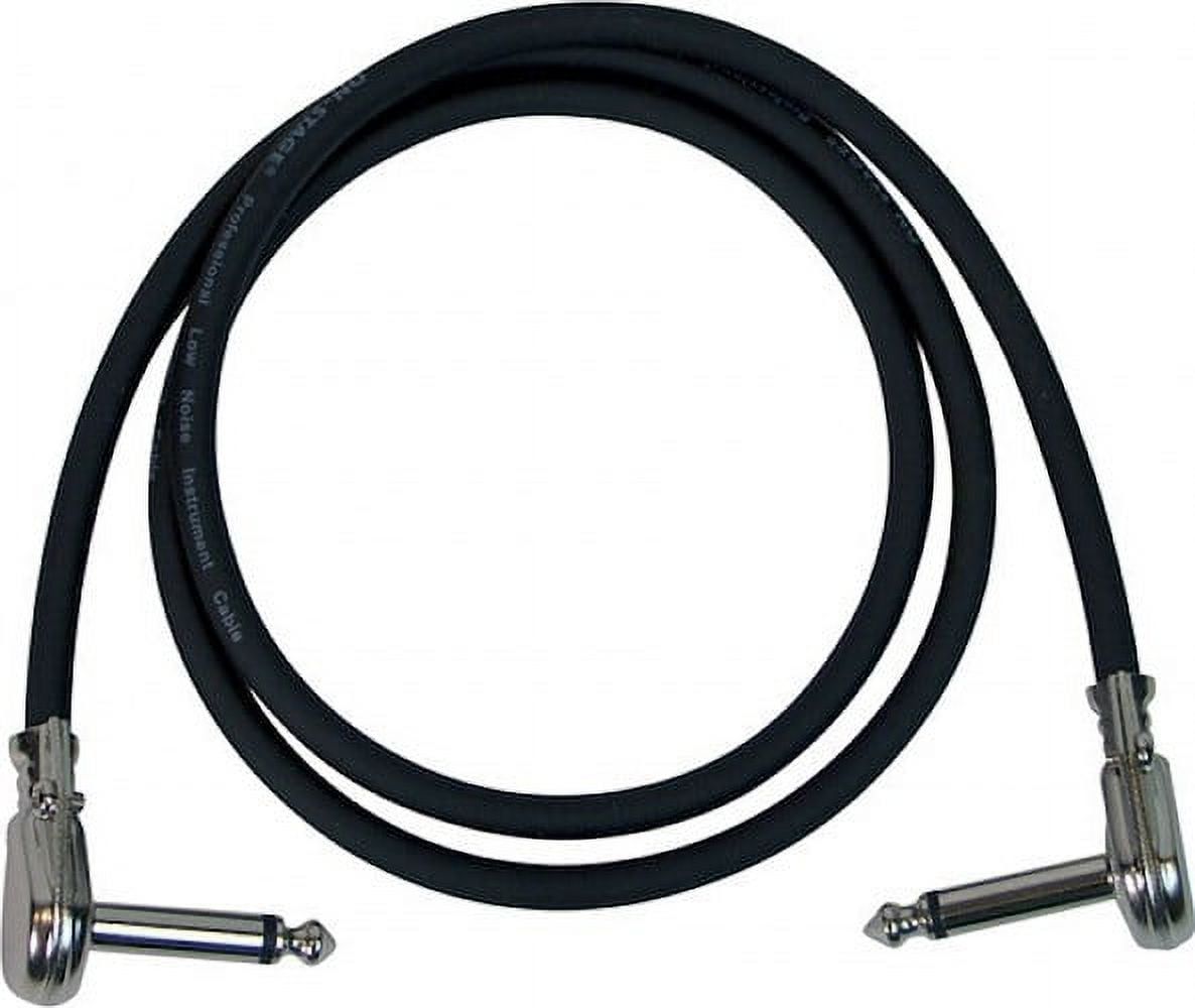 On-Stage 3' Patch Cable w/ Pancake Connectors (Black) (PC536B ...