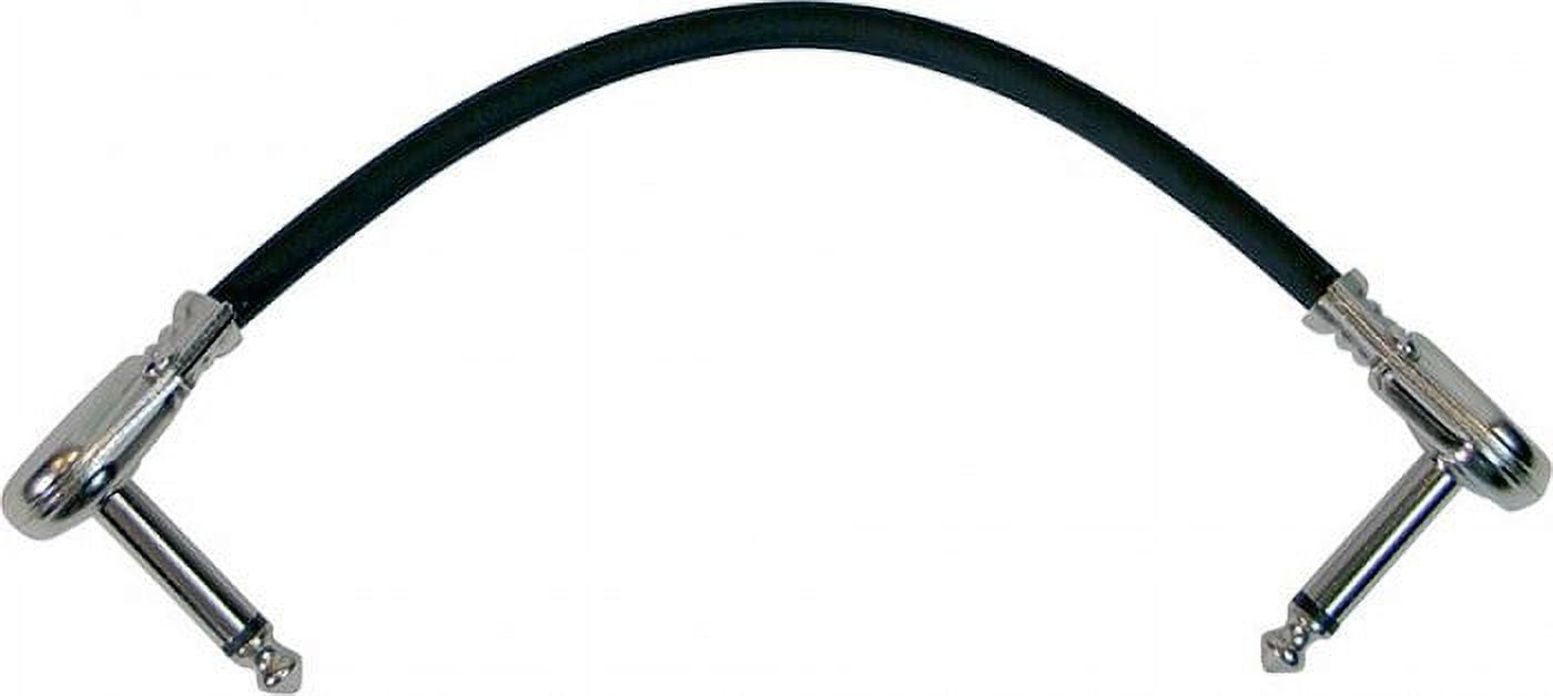 On-Stage 6" Patch Cable w/ Pancake Connectors (Black) (PC506B ...