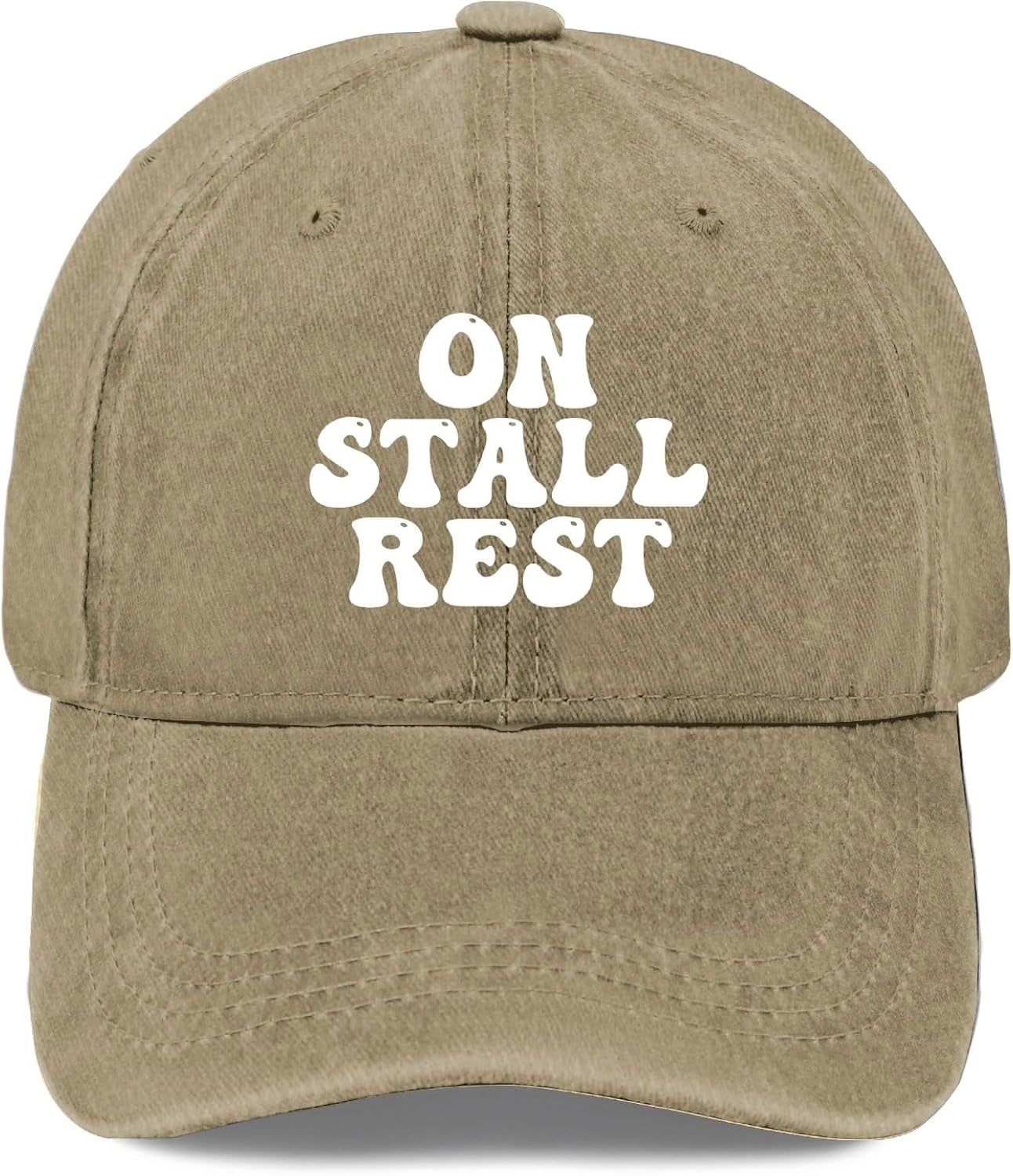 On Stall Rest Hat Women Funny Baseball Hats Funny Birthday Gifts For ...