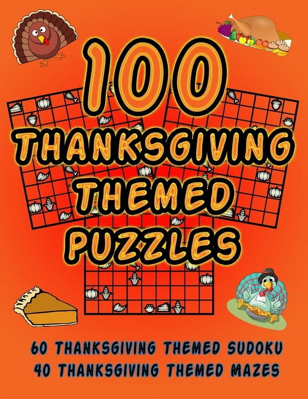 On Target Puzzles: 100 Thanksgiving Themed Puzzles: Celebrate The ...