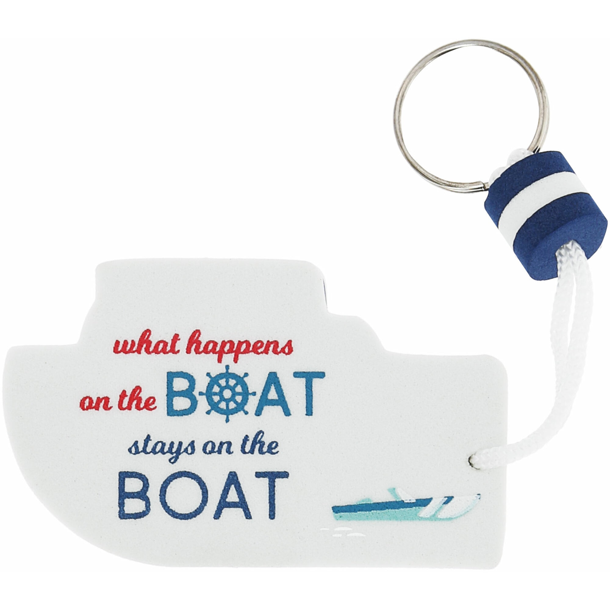 On The Boat - Floating Key Chain - Walmart.com