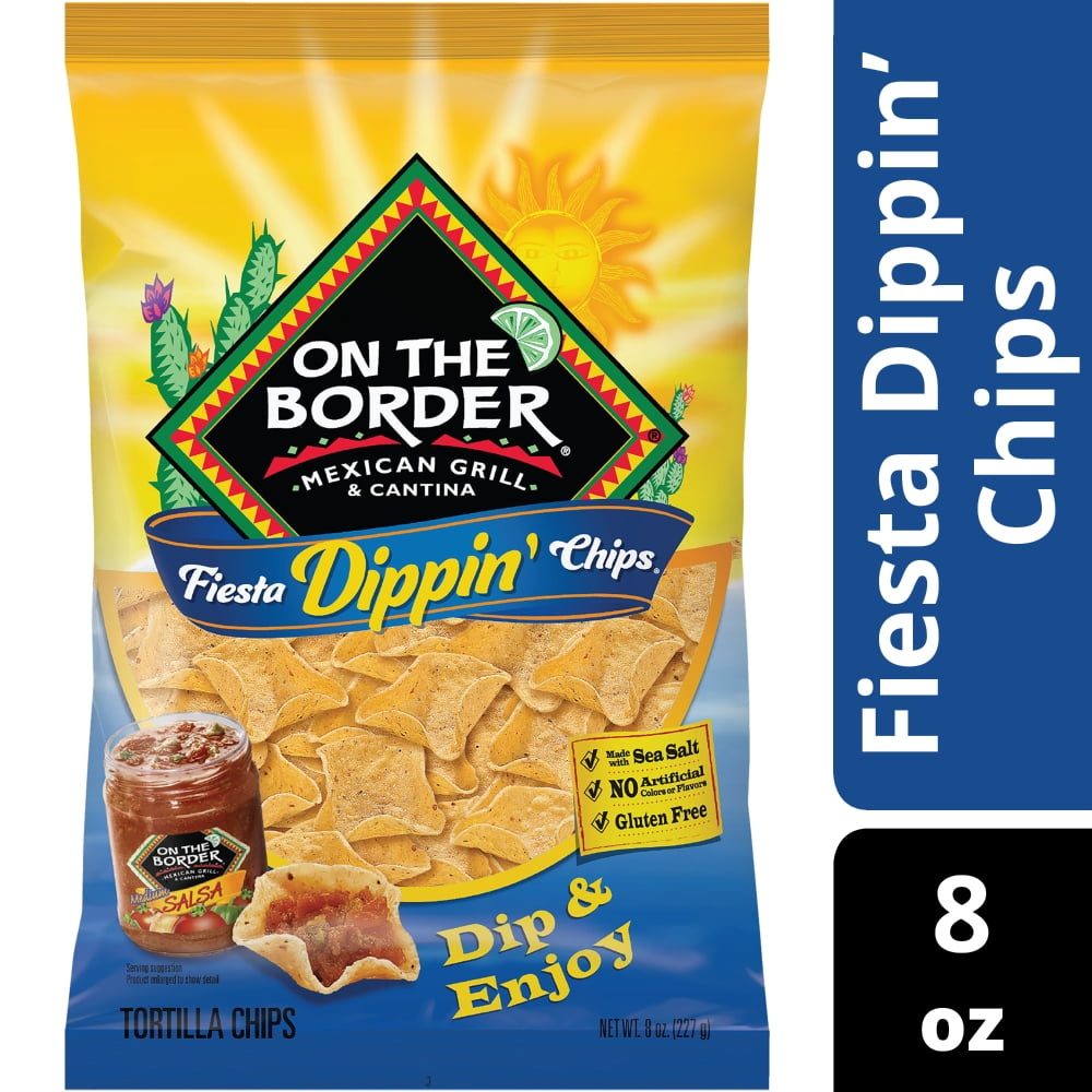 On The Border® Fiesta Dippin' Tortilla Chips - Walmart.com
