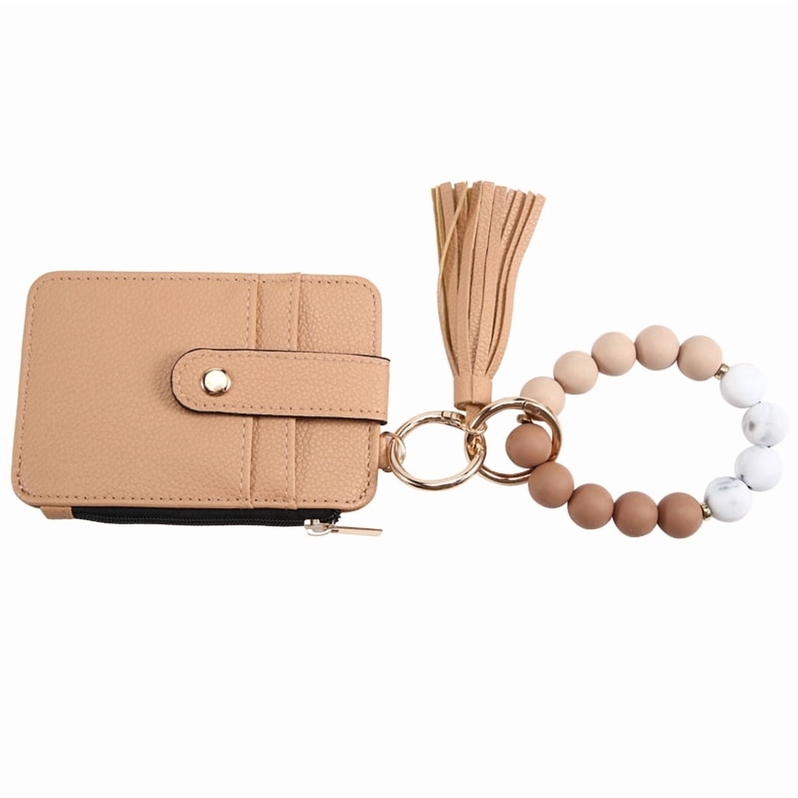 On-The-Go 1-Pack Silicone Wristlet Key Chain for Women with Detachable ...