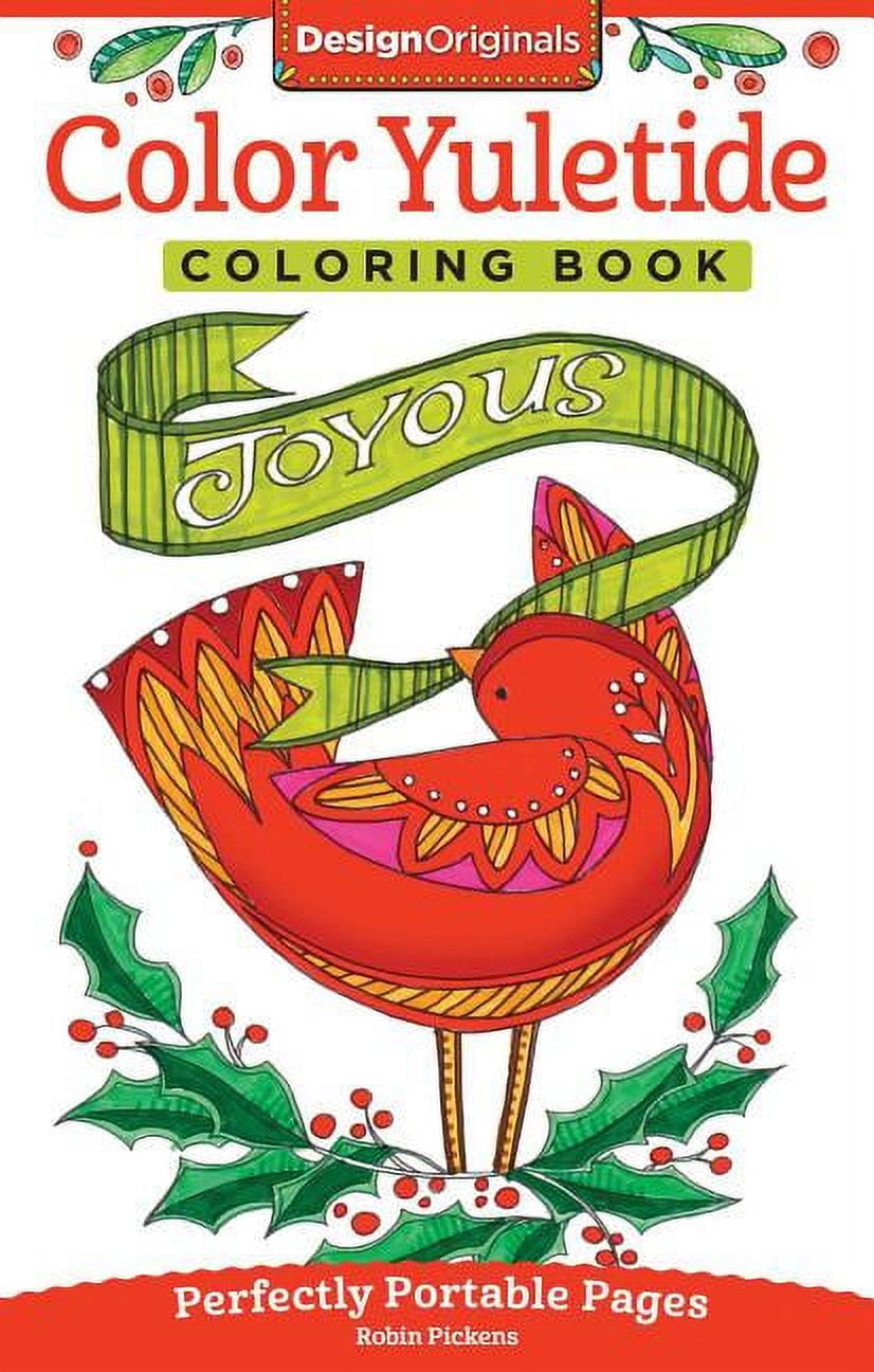 On-The-Go Coloring Book: Color Yuletide Coloring Book : Perfectly ...