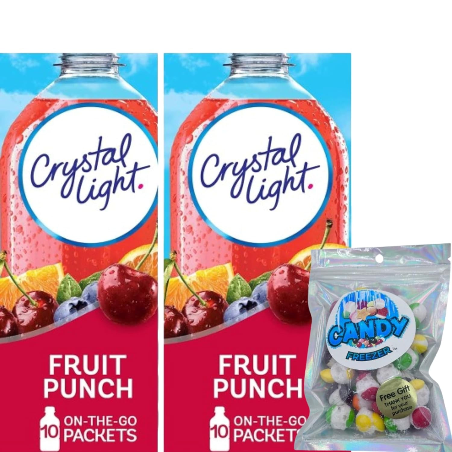 On The Go Drink Mix - Two (2) Pack of 10pck/0.13oz Pouches - Sugar ...