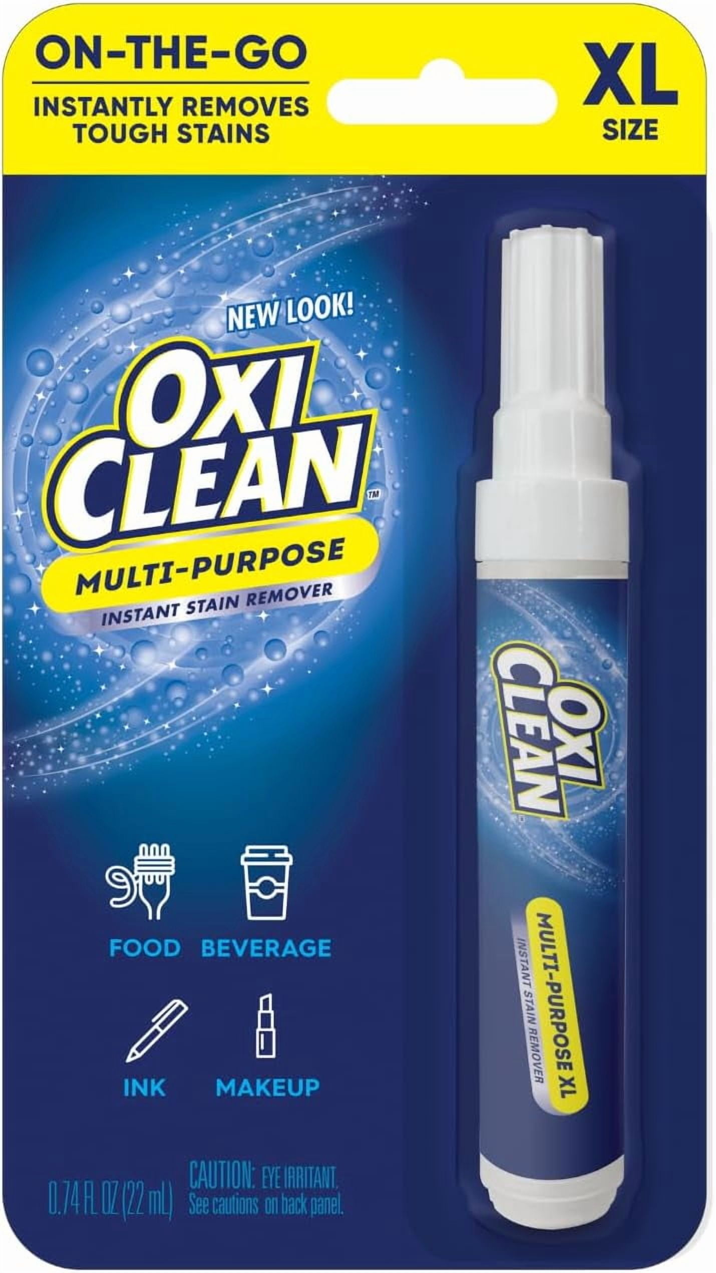 On The Go Stain Remover Pen, 0.74 Fl Oz – Instant Travel Stain Cleaner ...