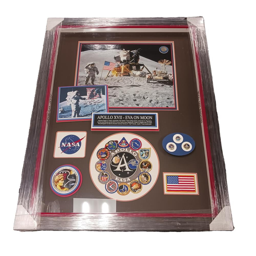 ''On The Moon'' Space craft Shadow Box 30x40 Frame - Walmart.com