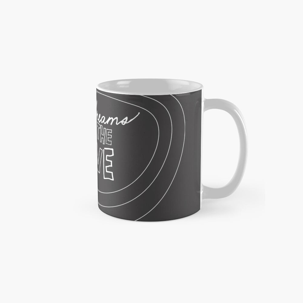On The Move White Outline Text Art Classic Mug - Walmart.com