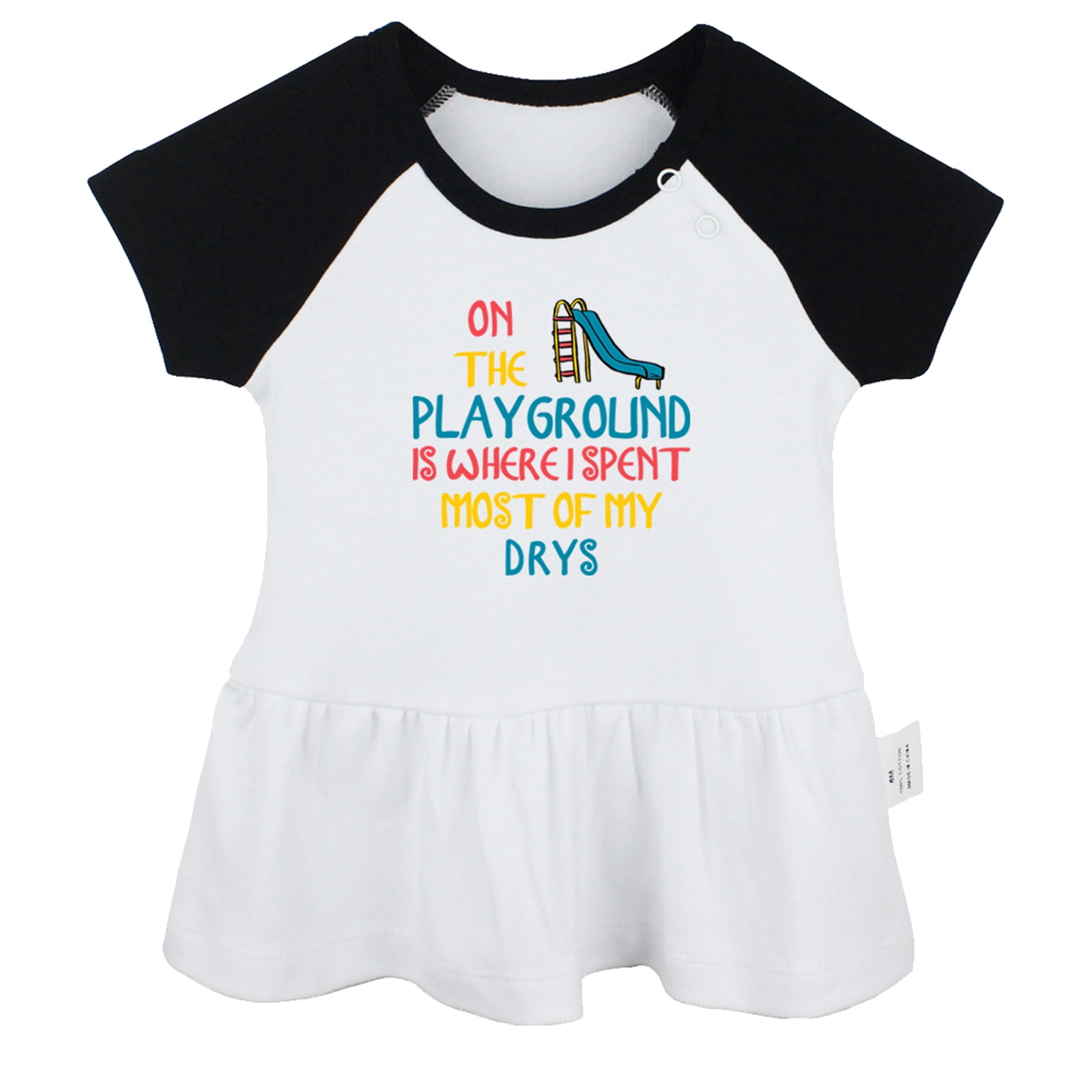 On The Playground Is Where I Spent Most of My Days Funny Dresses For ...