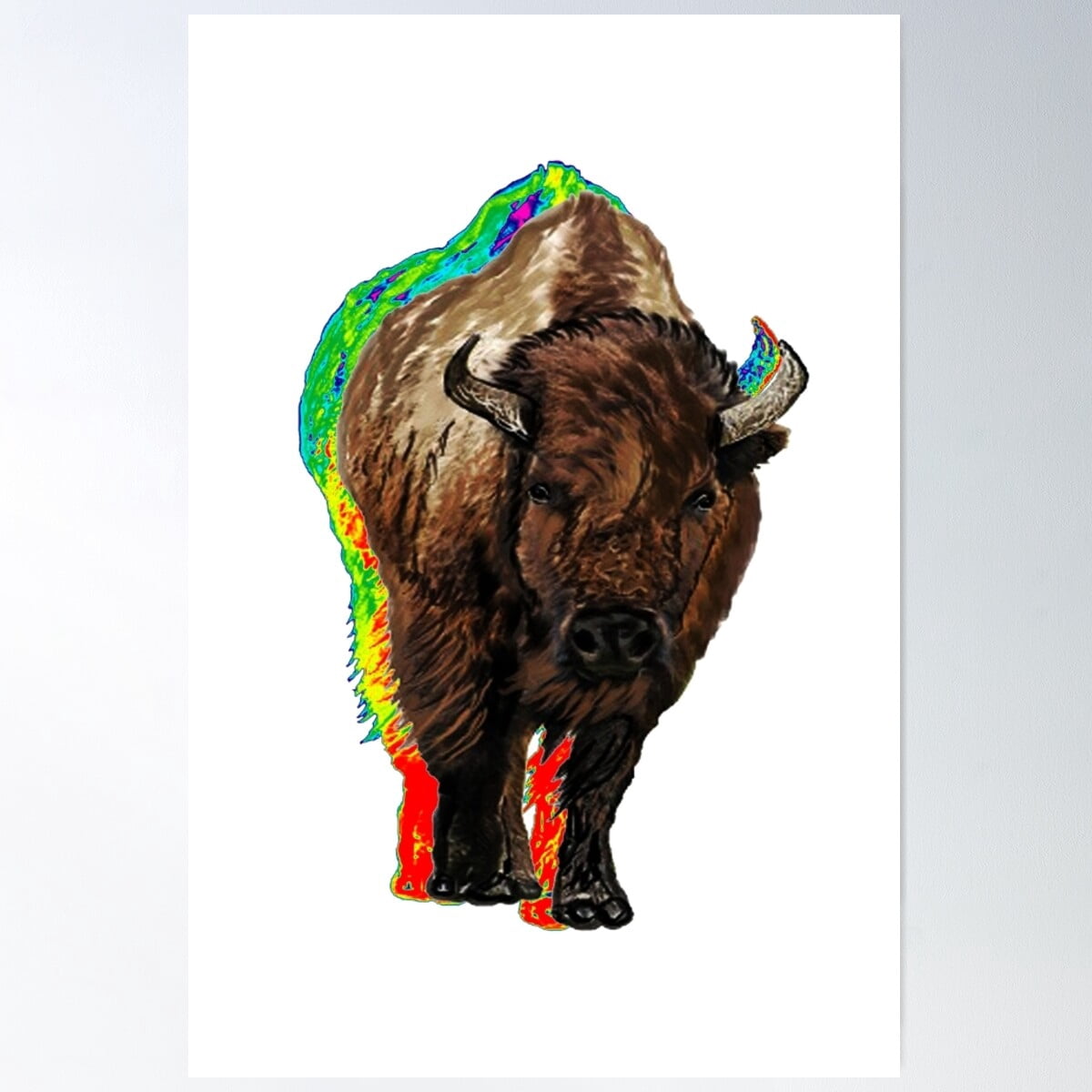 On The Prairie Poster Wall Art, Modern Wall Decor For Living Room ...