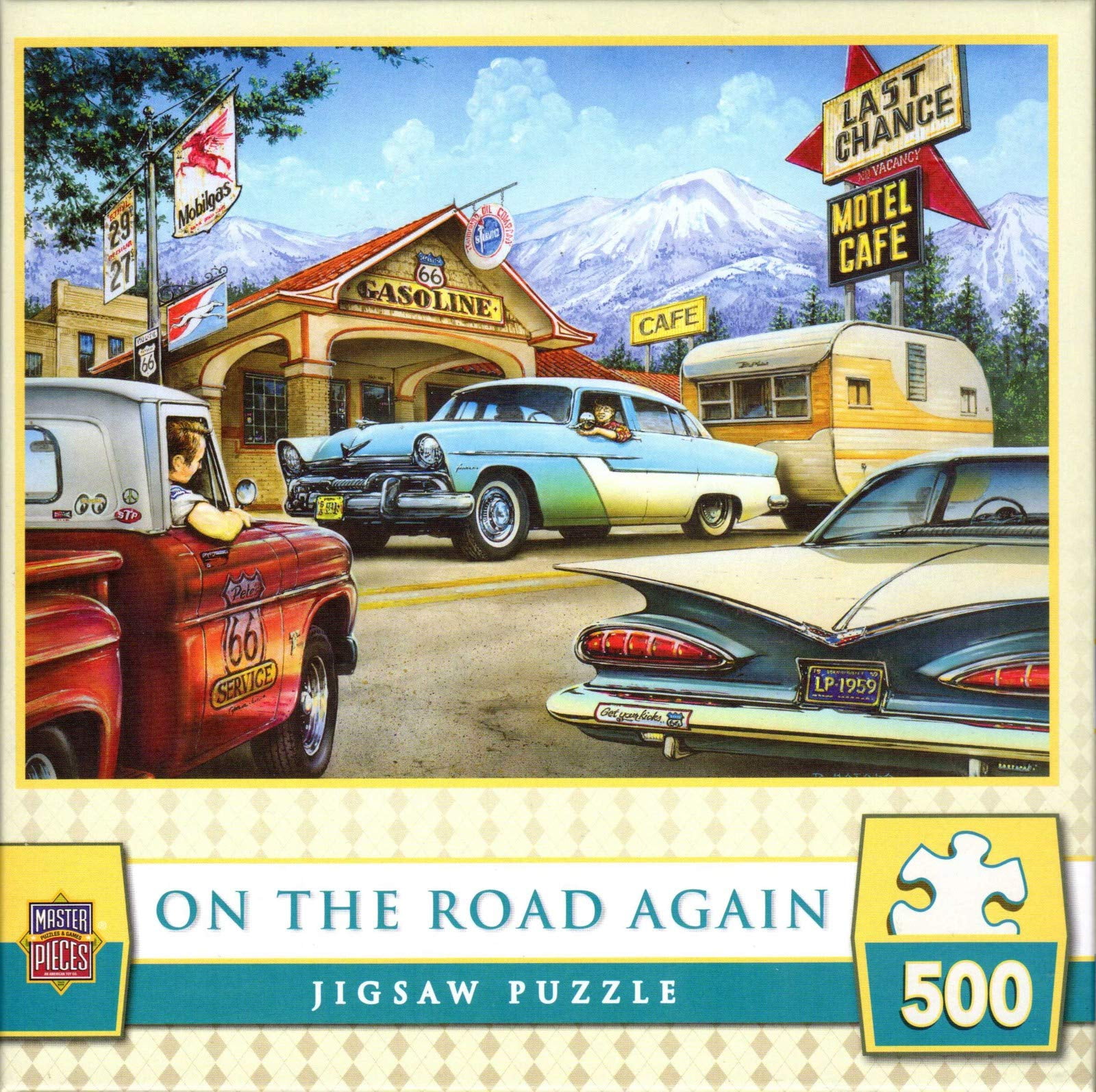 On The Road Again EC36 by Dan Hatala 500 Piece Puzzle - Walmart.com