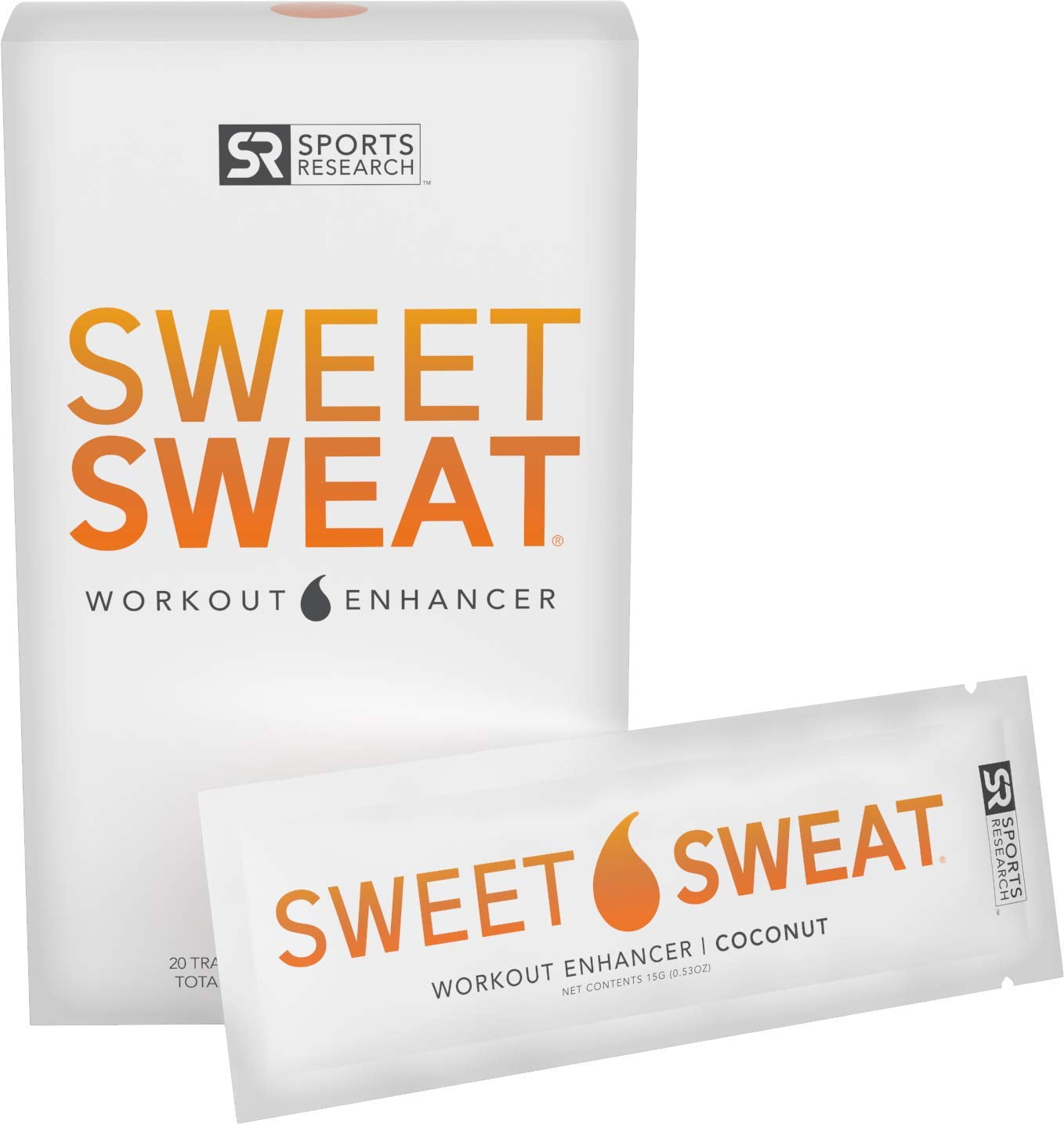 On The Road Sweet Sweat Workout Enhancer Gel Packets - 20 Travel ...