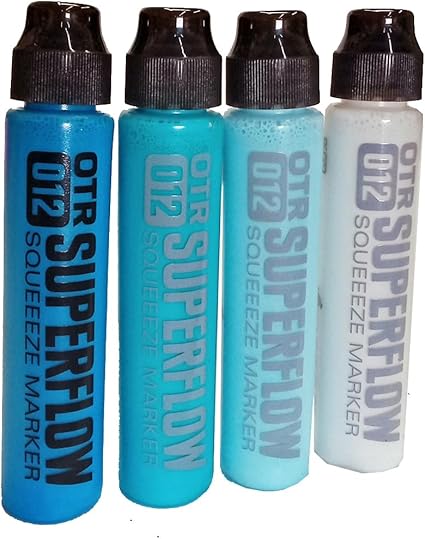 On The Run Superflow Super Permanent Paint Squeeze Markers for ...