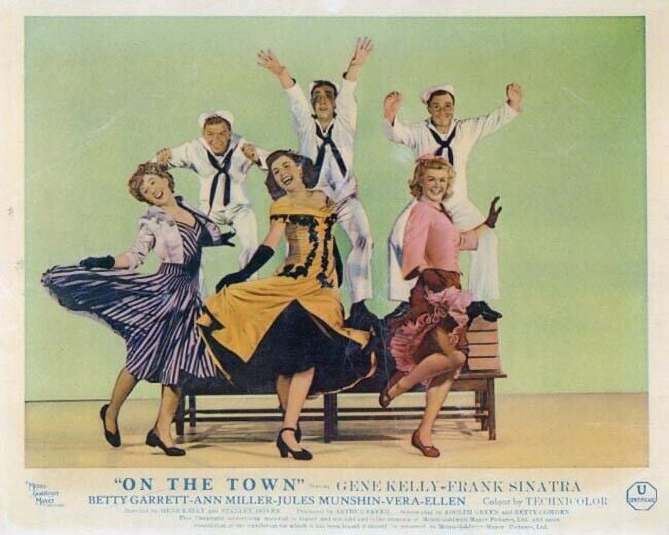 On The Town Sinatra Kelly Munshin Vera-Ellen Ann Miller Betty Garrett 8x10 photo - Walmart.com