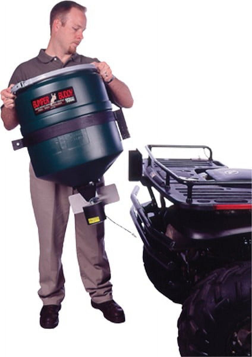 On Time 22000 Durable Polyethylene Bumper Buddy ATV Spreader 20 Gallons ...