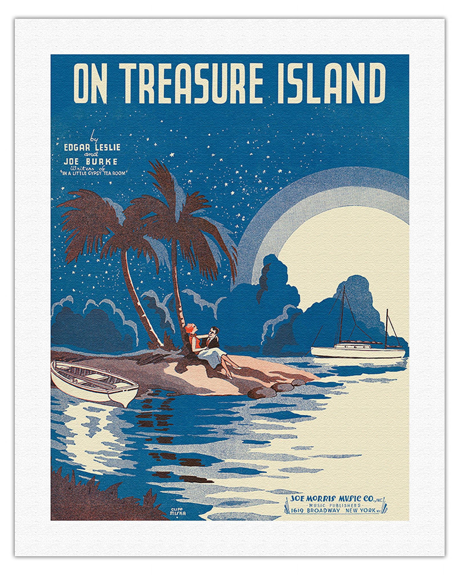 On Treasure Island - Words by Edgar Leslie - Music by Joe Burke ...